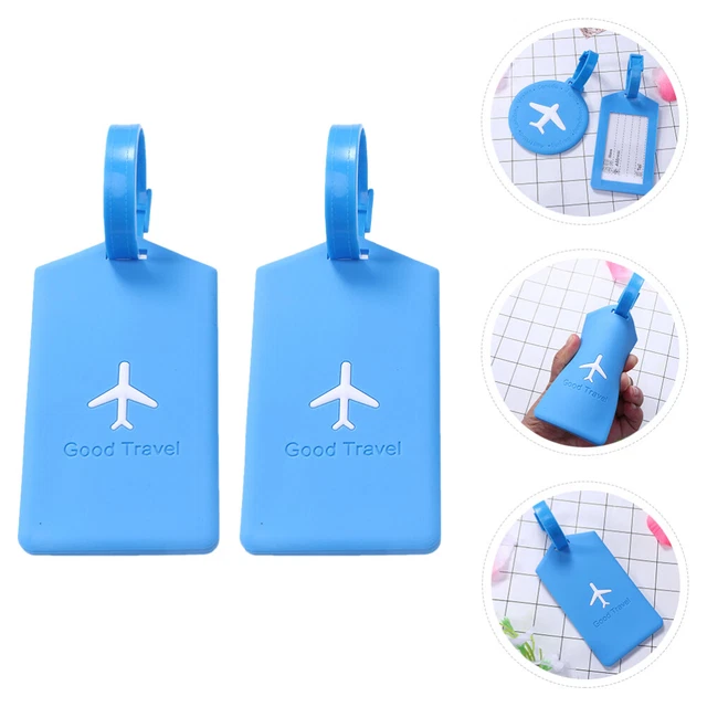 2 PCS ÉTIQUETTE De Bagage Voyage Nom Sac À Carré Dessin Animé EUR 8,68 - PicClick FR