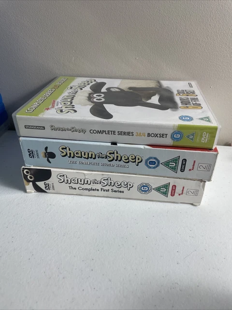 SHAUN THE SHEEP complete collection series 1-4 tv show dvd region 2 pal ...