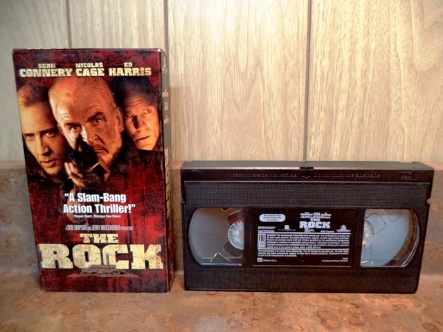 THE ROCK (VHS 1996) Sean Connery, Nicolas Cage, Ed Harris. £4.80 ...