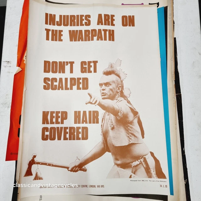 1960-70’S INDUSTRIAL ART Poster British Safety Council, Artist Stuart ...