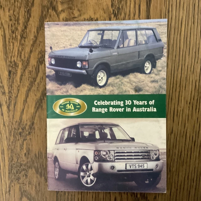 1972 1992 RANGE Rover Land 30 Years History Australia Csk Brochure EUR ...