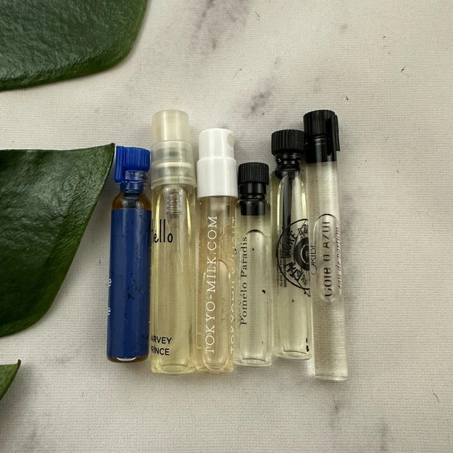 LOT DE 6 exemples de parfums parfums Tokyo Milk Oribe Atelier Cologne ...