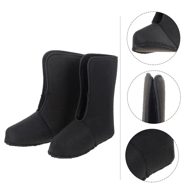 FLEECE BOOT SOCKS Fleece-lined Liners Cozy Shoe for Cold Weather £17.98 ...