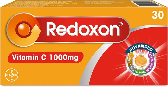 REDOXON ADVANCED VITAMIN C 1000mg Tablets, Multivitamin Immune Booster ...