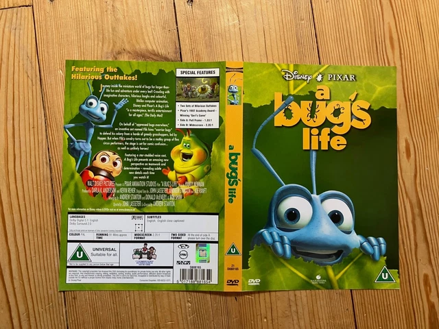 A BUG'S LIFE (DVD, 1998) Disney Pixar Classic Film £3.29 - PicClick UK