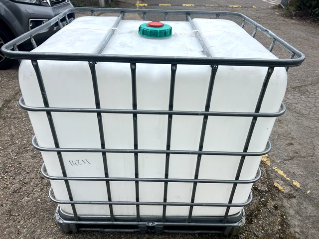 IBC TANK WHITE IBCs - 1000Litre - Used - Can Deliver £39.00 - PicClick UK