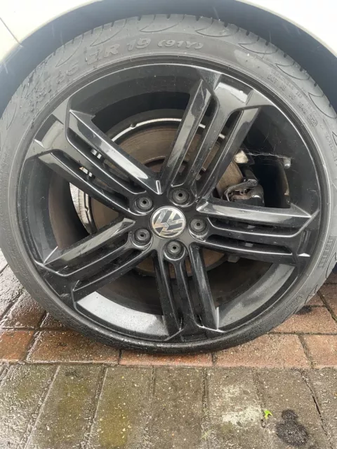 1 X Genuine 19” Mk6 Golf R Talladega Alloy Borbet 5k0 R20 Gti Gtd