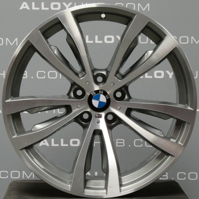 GENUINE BMW X5/X6 F15/F16 20" Inch 469M Grey/Polished Rear Alloy Wheel ...
