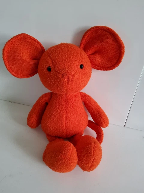 JELLYCAT ORANGE MOUSE Vivi Soft Toy Plush Retired £17.99 - PicClick UK