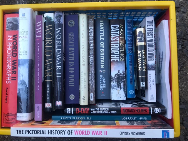 JOB LOT X19 World War WW1 WW2 RAF Military Books - Collection Only Kent ...