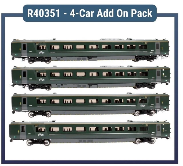 HORNBY R40351 GWR Class 802/1 coach pack new OO £229.95 - PicClick UK