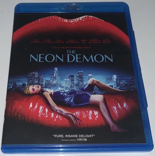 THE NEON DEMON (Blu-ray, 2016) Keanu Reeves Elle Fanning rare oop $21. ...