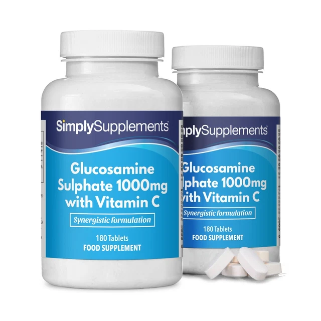 GLUCOSAMINE SULPHATE 1000MG with Vitamin C *360 Tablets *Supports Healthy Joints £15.49 ...
