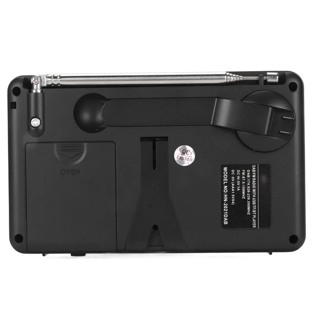 RADIO DAB/FM PORTABLE Avec Haut-Parleur Radio Extérieure Solaire EUR 52 ...