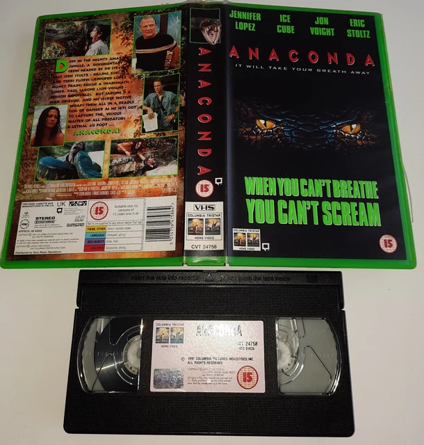 ANACONDA EX RENTAL Vhs Ice Cube JLO £9.95 - PicClick UK