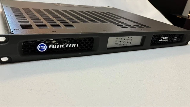 AMPLIFICATEUR DE PUISSANCE Amcron Crown CT475 4 canaux 225 W d'occasion ...