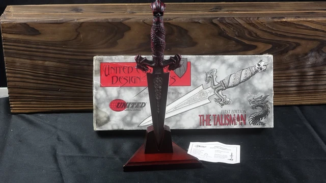 UNITED CUTLERY TALISMAN Designed by Kit Rae UC970 Dagger Double Edged ...