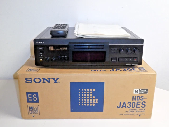 SONY MDS-JA30ES HIGH-END Mini-Disc Recorder in OVP, FB&BDA, 2 Jahre ...