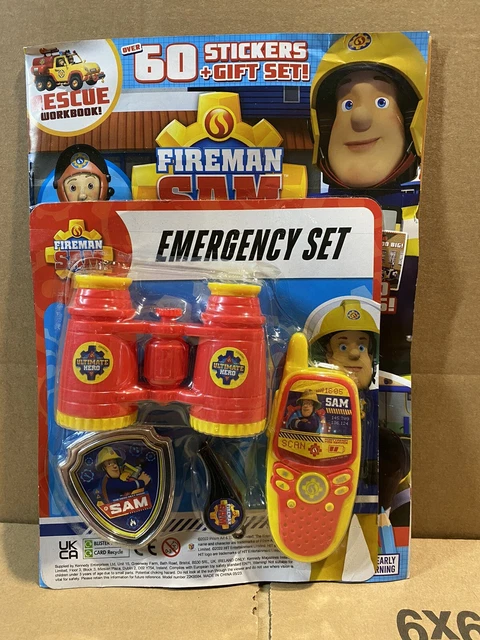 FIREMAN SAM MAGAZINE #41 With Fireman Sam Emergency Toys Set £9.99 ...