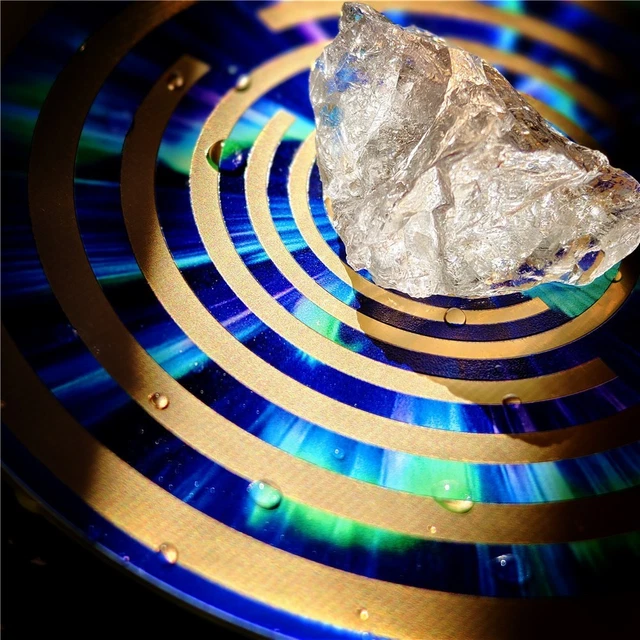 DOUBLE COIL ENERGY Disk for Tesla with Color Therapy and For Chakra ...