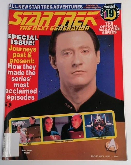 MAGAZINE - OFFICIAL Star Trek Next Generation Magazine Volume 19 Data ...