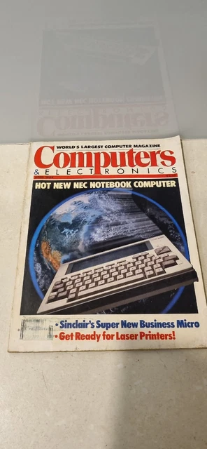 COMPUTERS AND ELECTRONICS Magazine April 1984 New Nec Notebook $19.99 ...