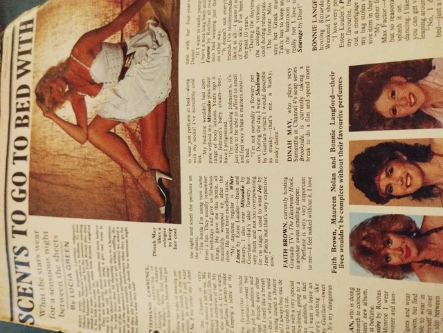 DI36 EPHEMERA 1980s Picture Actress Dinah May £2.00 - PicClick UK