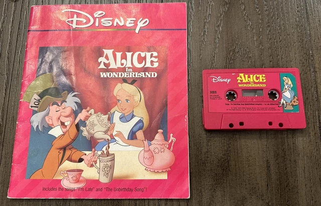 DISNEY ALICE IN Wonderland / Sleeping Beauty Cassette Tape And Read ...