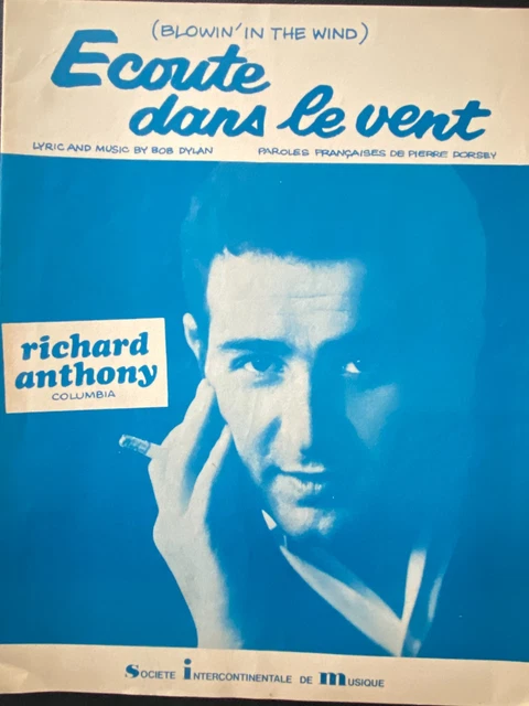 PARTIZIONE PICCOLO FORMATO " Ascolta Nel Vento Richard Anthony " EUR 21 ...