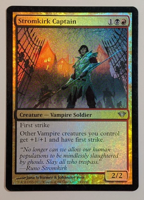 MTG CARD - 1x Stromkirk Captain - Dark Ascension NM/LP Foil, Magic The ...
