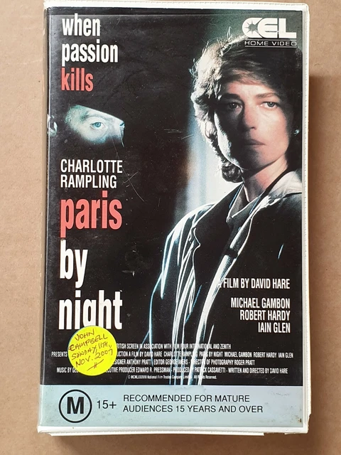 PARIS BY NIGHT - Rating M15+ - VHS Tape Excellent - combined post $9.99 ...