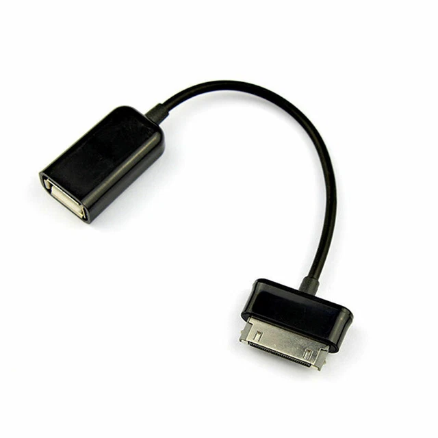 30 PIN TO Female USB Port Adapter Compatible For Samsung Galaxy Tab 10. ...