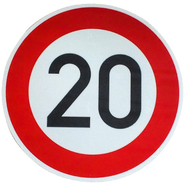 ORIGINAL VERKEHRSSCHILD RA 2 Nr 274 20 20 Km h Geburtstagsschild
