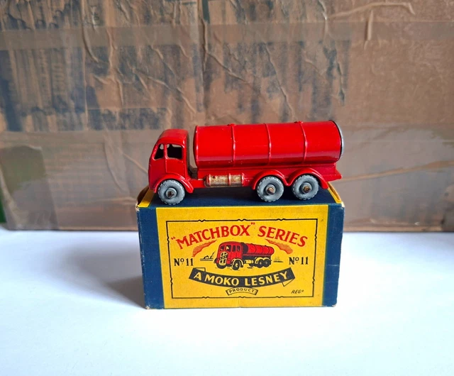 MATCHBOX 11 B erf tanker truck gold trim ! & B2 box £399.00 - PicClick UK