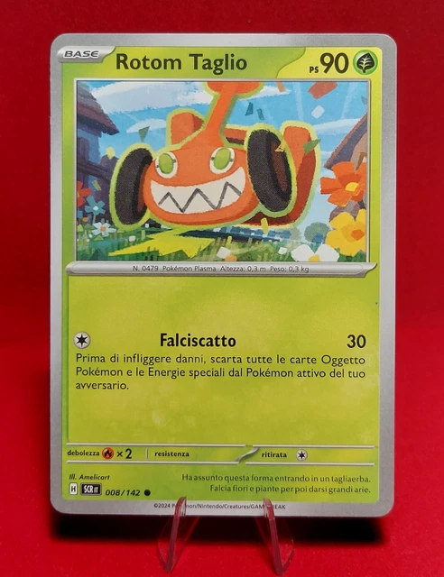 CARTA POKEMON ROTOM Taglio Normal 008/142 Ps90 Pokemon Card EUR 1,00 ...