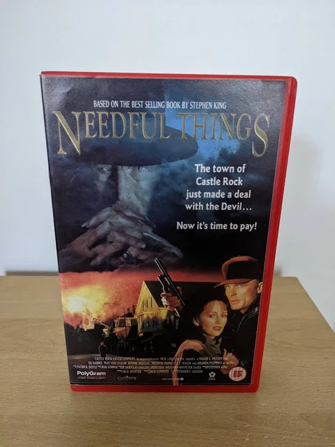 NEEDFUL THINGS BIG Box Ex-Rental VHS Stephen King £16.00 - PicClick UK