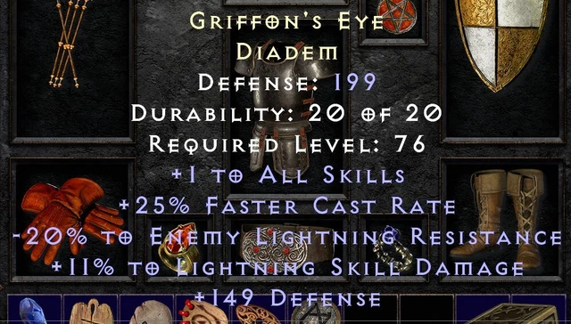 D2R SOFTCORE 💥 Griffons Eye 💥 Diablo2 Resurrected PC SC $8.95 - PicClick CA