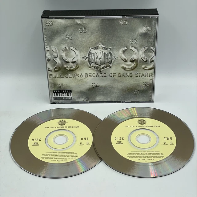 GANG STARR [CD] Full Clip: A Decade Of Gang Starr • 2 Discs/33 Tracks ...