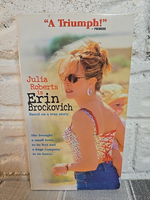 ERIN BROCKOVICH VHS 2000 Julia Roberts $5.97 - PicClick CA