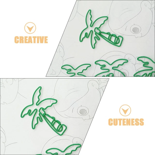 20 PCS SCHOOL Use Paper Clips Cute Paperclips for Office Supplies $19. ...