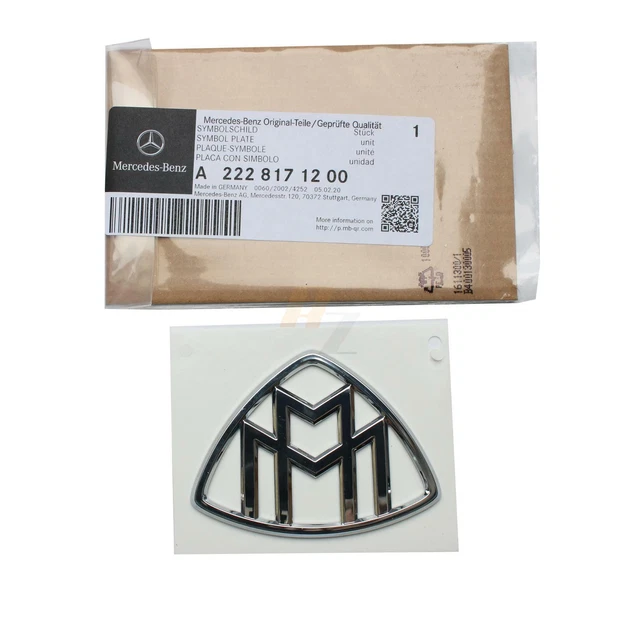 EMBLEM WAPPEN ZEICHEN Logo "Maybach" original Mercedes-Benz 2228171200 ...