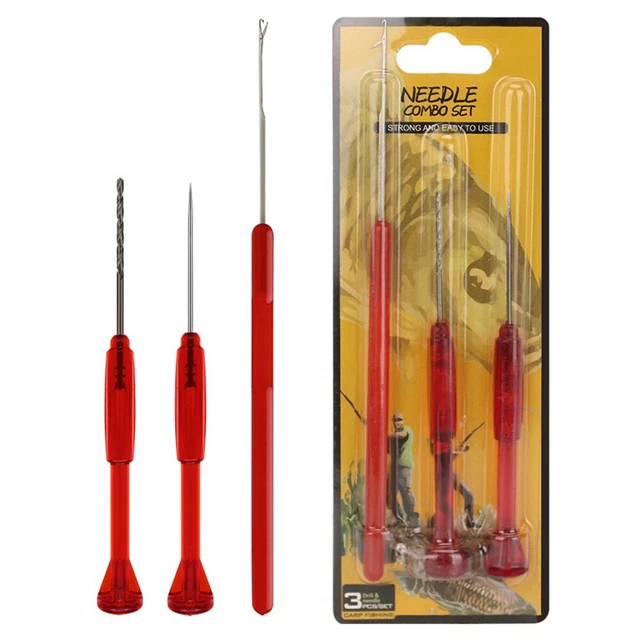 CARP FISHING RIGGING Tool Set with Crochet Hook and Drill Needles ...