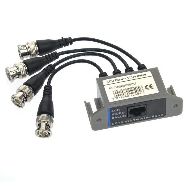 PASSIVE VIDEO BALUN Video Balun Transceiver UTP Balun Machine £13.53 ...