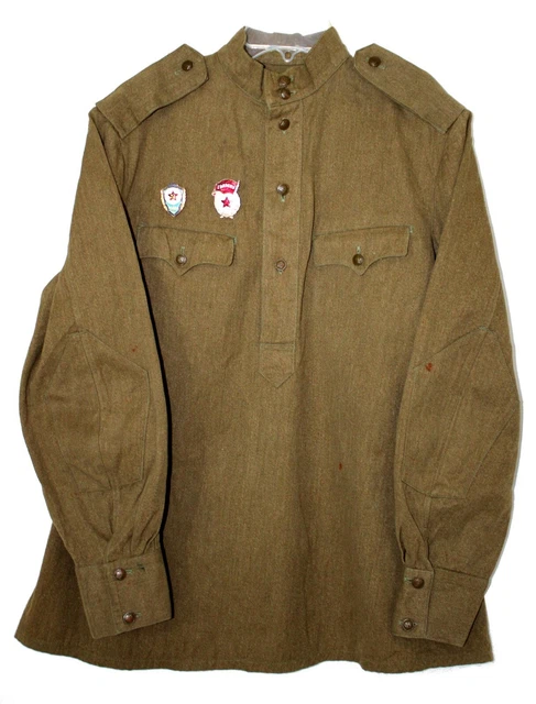 VINTAGE USSR AIR Force 1968 ORIGINAL Soviet Field TUNIC GYMNASTERKA ...