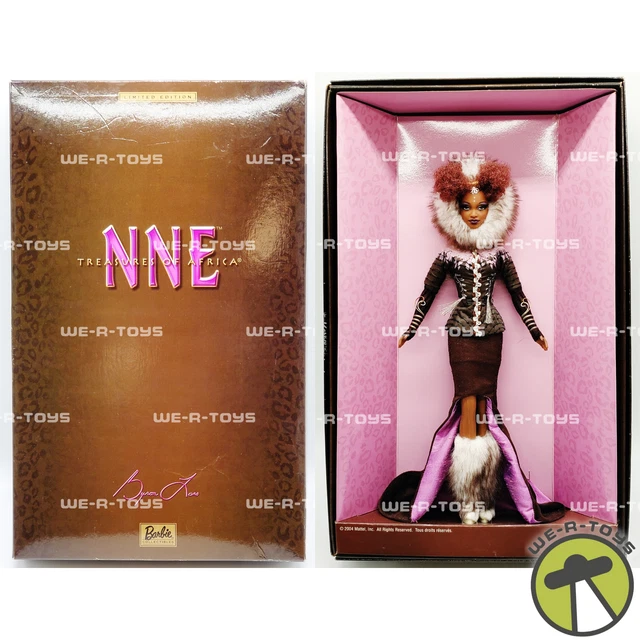 NNE BARBIE DOLL Byron Lars Treasures of Africa Limited Edition 4th in a ...