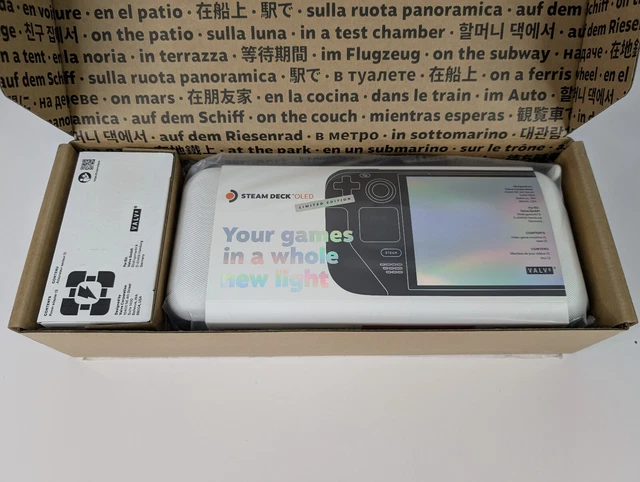 VALVE STEAM DECK OLED Handheld Gaming Console 1TB LIMITED EDITION WHITE ...