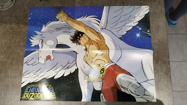 GRAND POSTER DRAGON Ball Saint Seiya D mangas vintage Pegase Chevalier ...