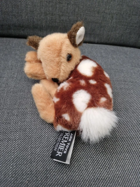 ARK PREMIER FAWN Deer Realistic Plush Soft Toy Wild Animal Retired £8. ...