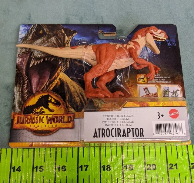 JURASSIC WORLD DOMINION Ferocious Pack ATROCIRAPTOR 2022 Dinosaurier ...