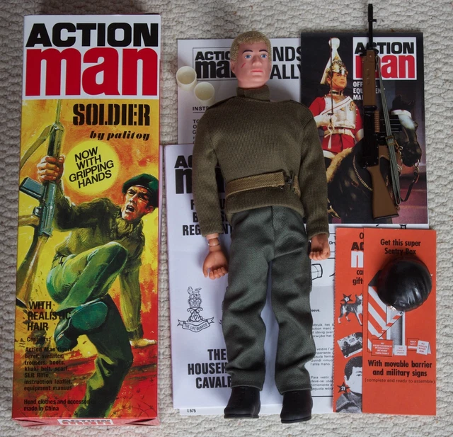VINTAGE ACTION MAN 40th anniversary blonde hair soldier boxed £95.00 ...